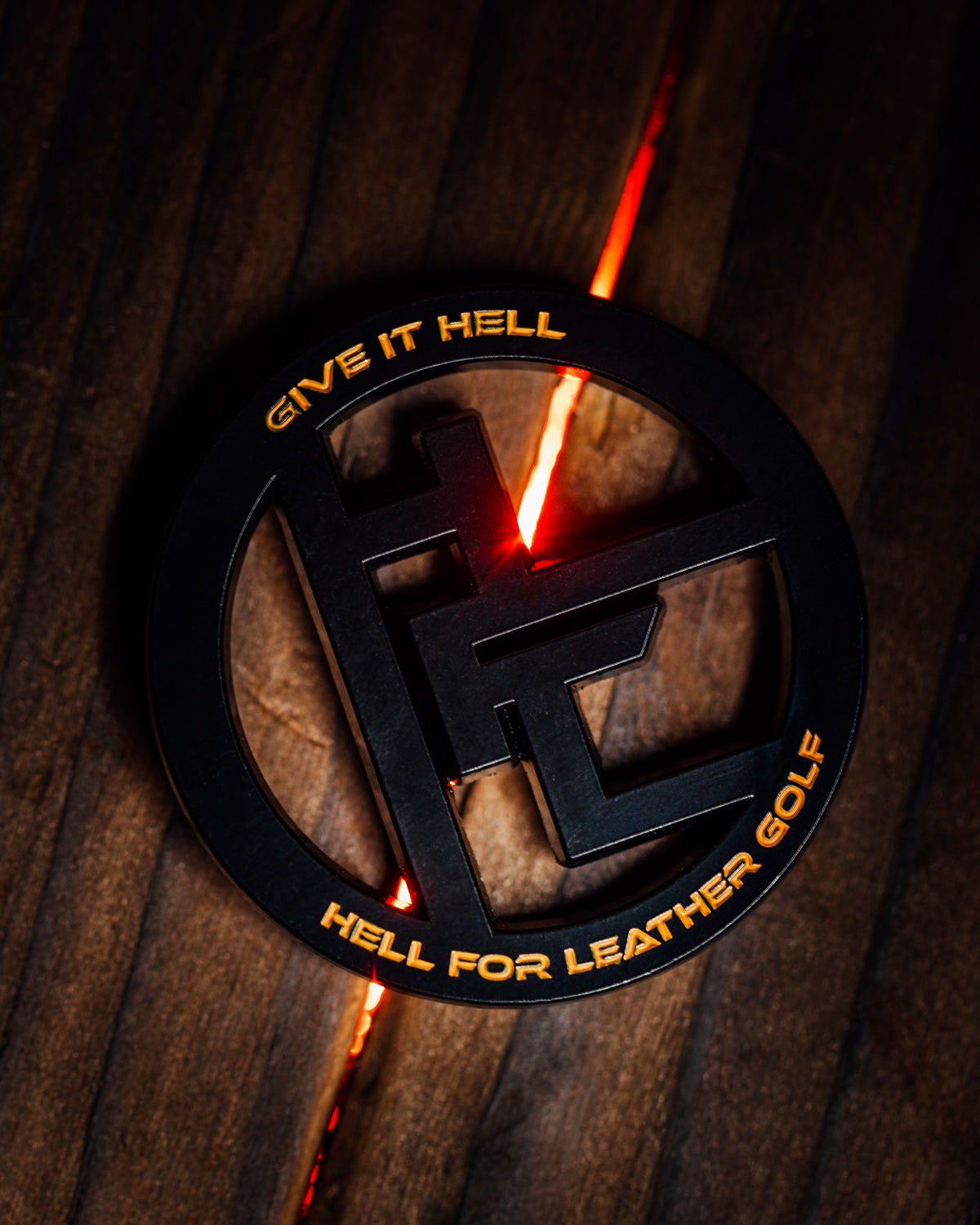 Die Cut HFL Logo Ball Marker – Hell For Leather Golf